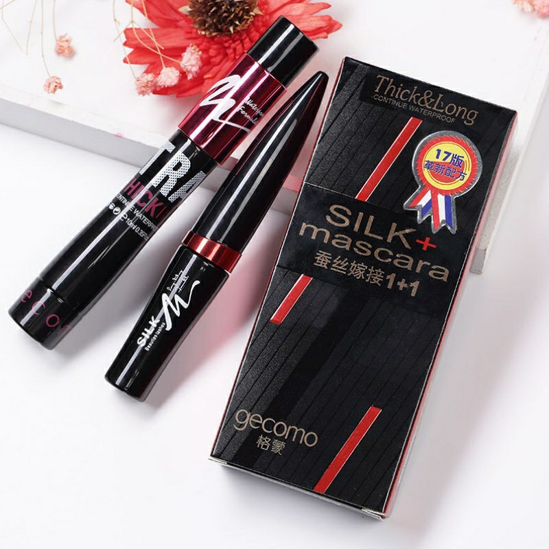 3D Lash Silk Fiber Mascara Volume Eye Lash Lengthening Makeup Natural ...